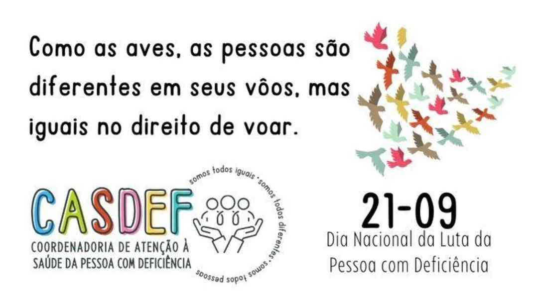 21 de setembro: Dia de Luta da Pessoa com Deficiência